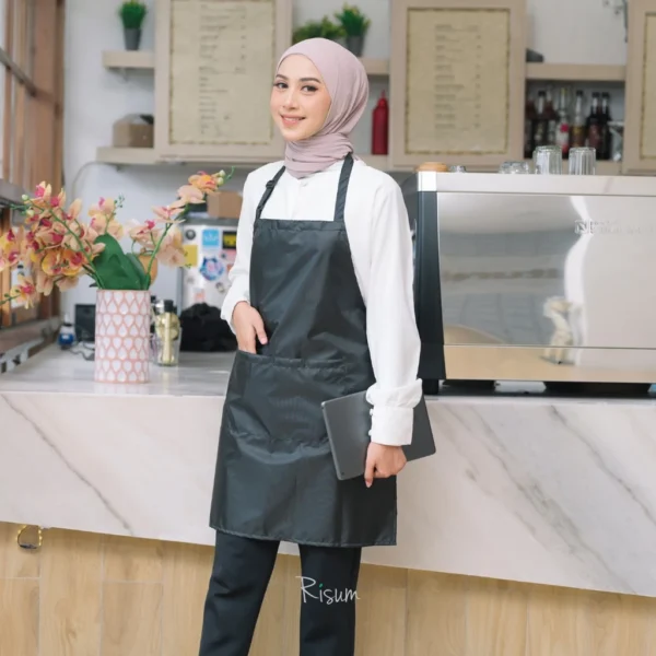 Jual Apron Celemek Anti Air dan Minyak - Risum.co.id Custom Apron ...